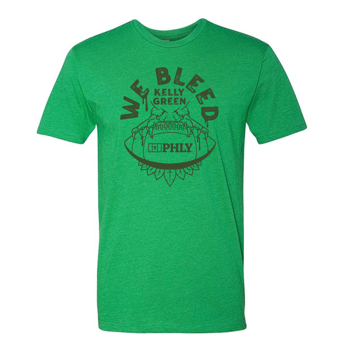 PHLY Bleed Kelly Green Tee – ALLCITY Network